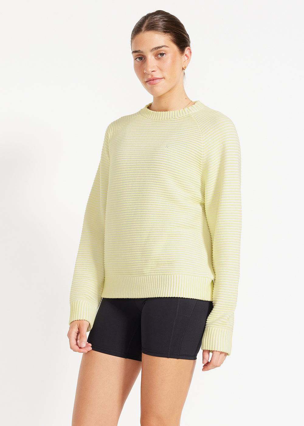 AM to PM Crew in Yellow | Women's Knitwear & Sweats