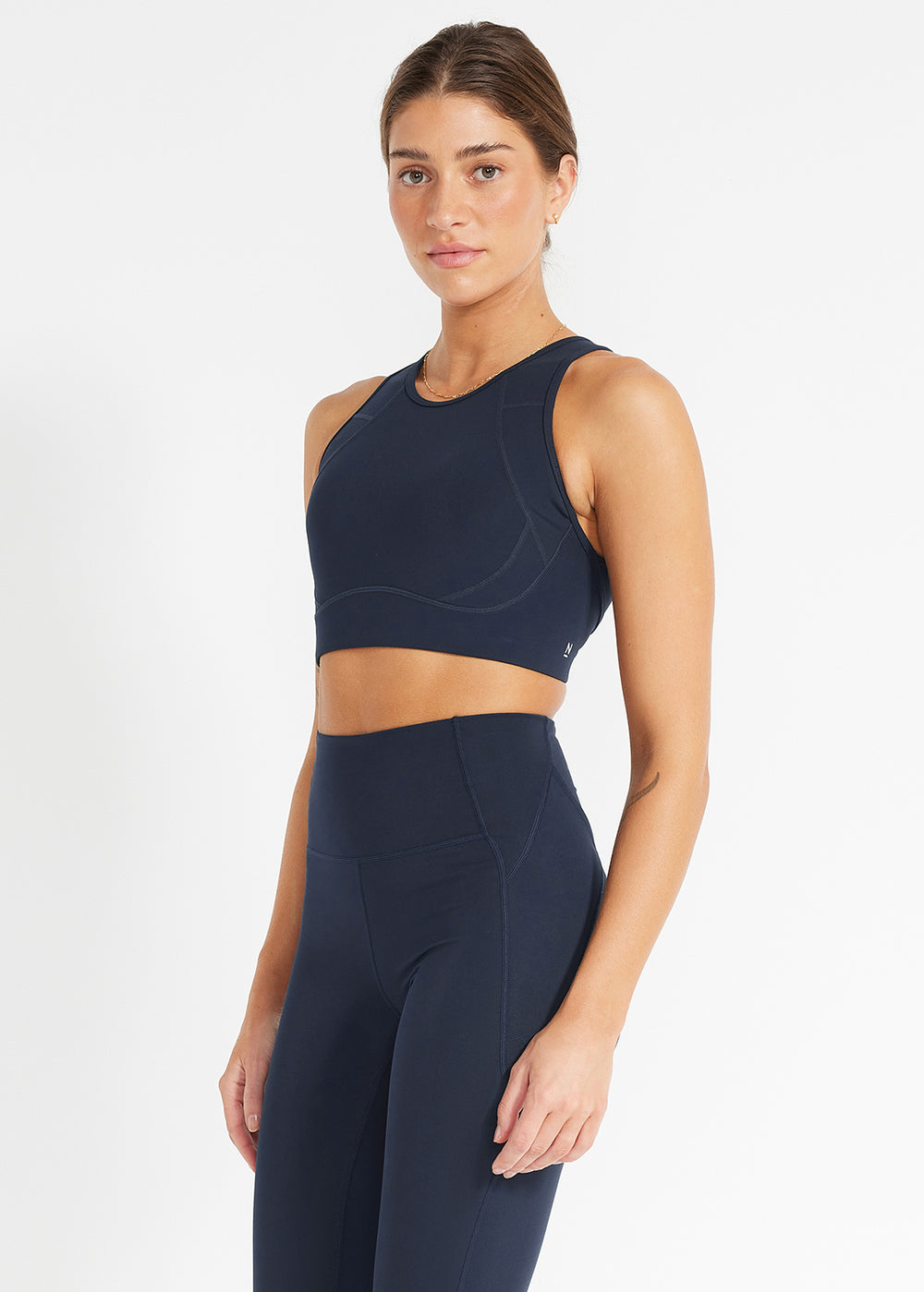 In Tempo No Bounce C-D Bra in Ink | Sports Bras | Nimble Activewear