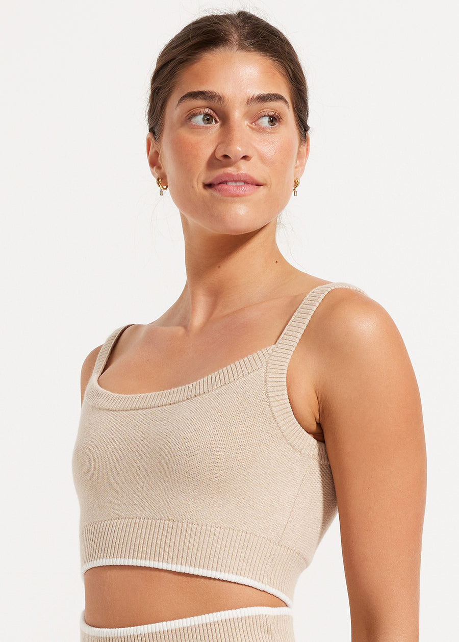 Drift Knit Crop Top | Sports Bras | Nimble Activewear