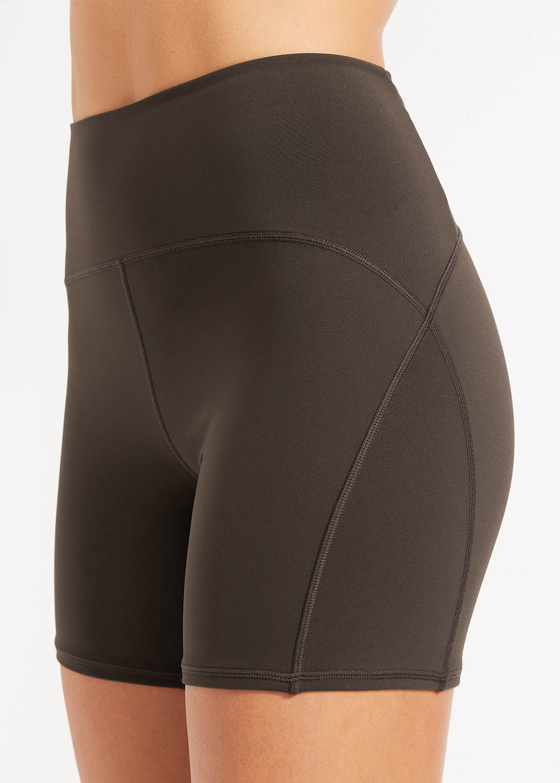 Sweat To Splash® Pocket Short 12cm in Brown | Women's Swimmable Shorts