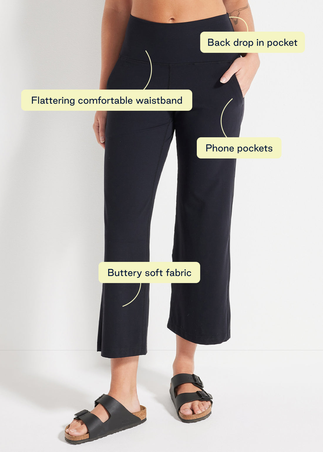 In Motion Cropped Wide Leg Pant | Pants | Nimble Activewear