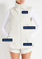 Explore More Sherpa Vest in Cloud | Women's Outerwear & Vests