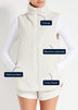 Explore More Sherpa Vest in Cloud | Women's Outerwear & Vests