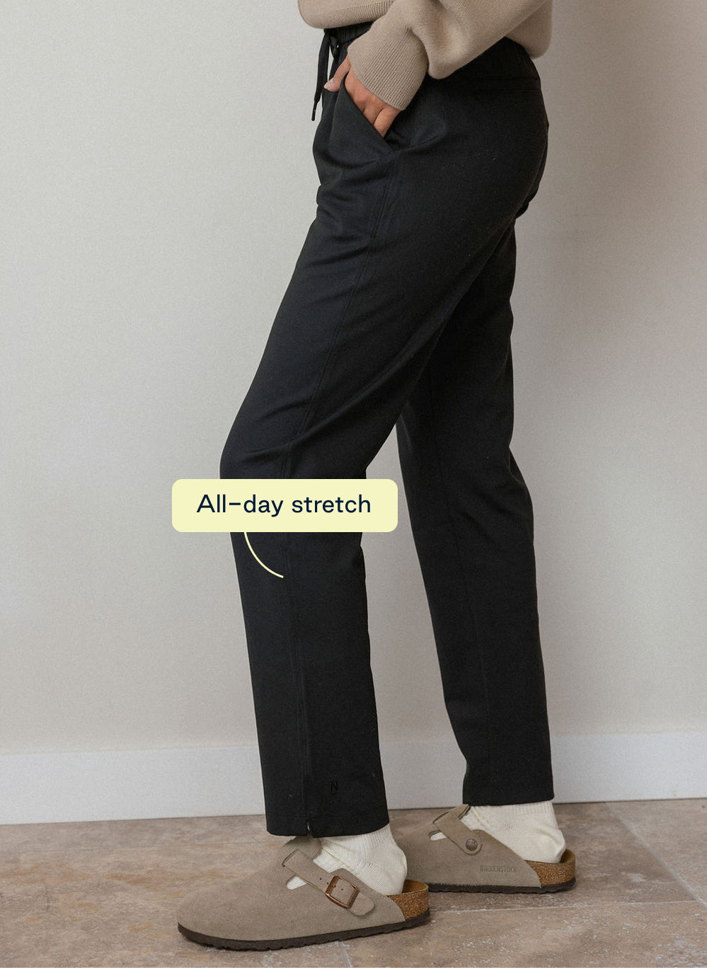Travel Pant in Black | Women's Activewear Pants