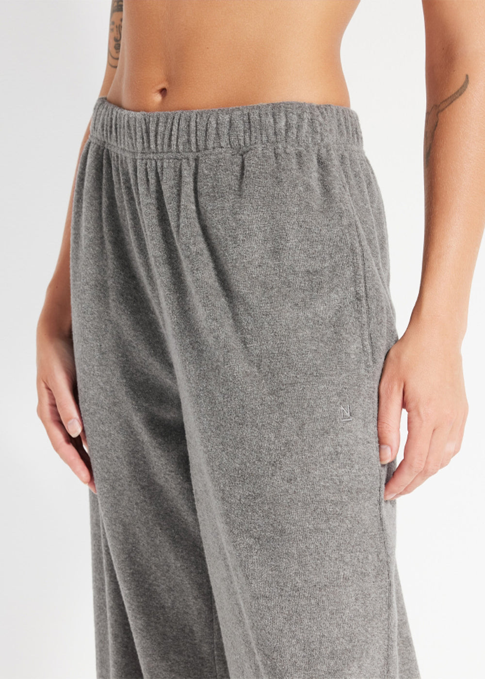 Coastal Terry Pant in Salted Grey | Women’s Casual Pants