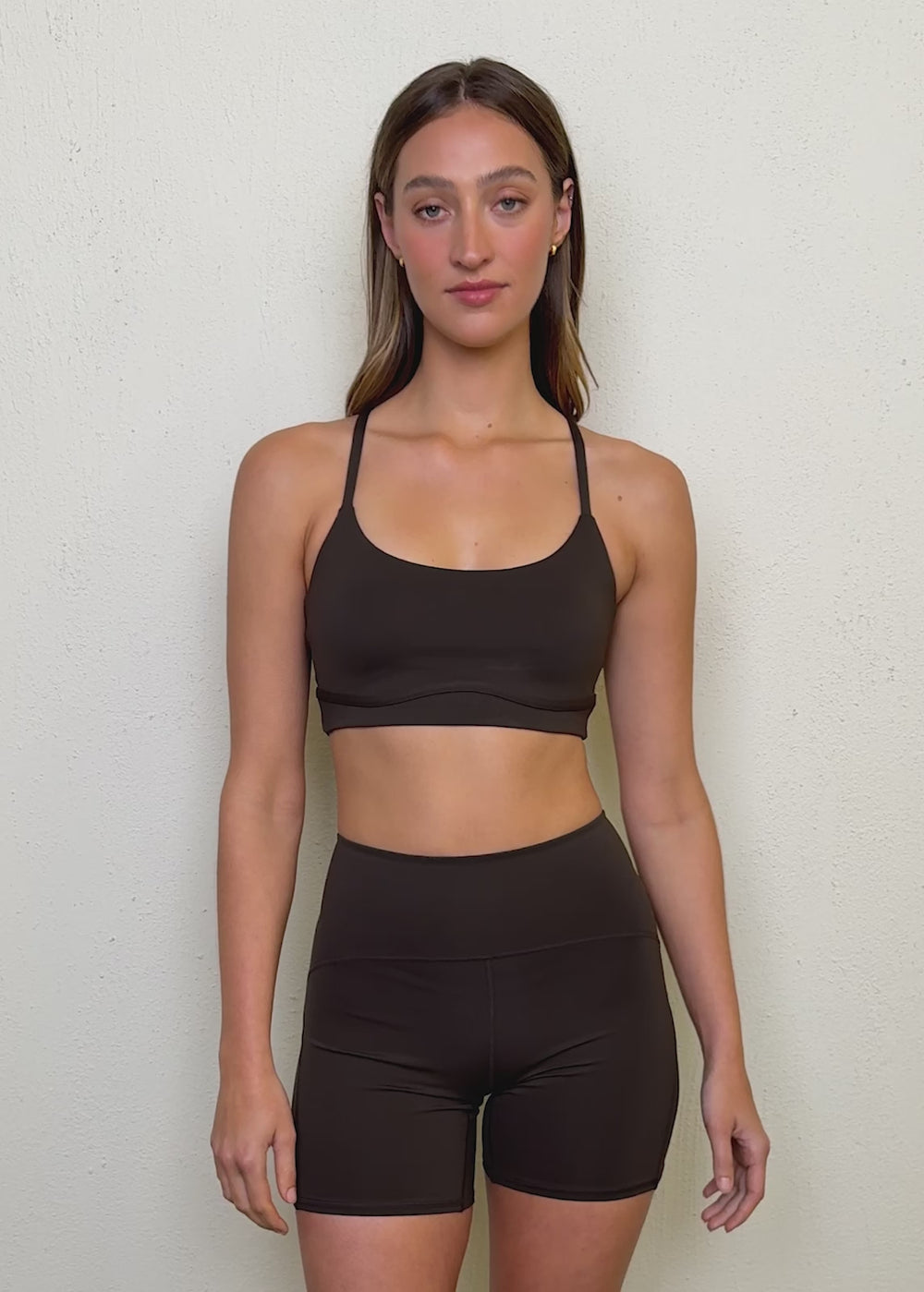 Sweat To Splash® Pocket Short 12cm in Brown | Women's Swimmable Shorts